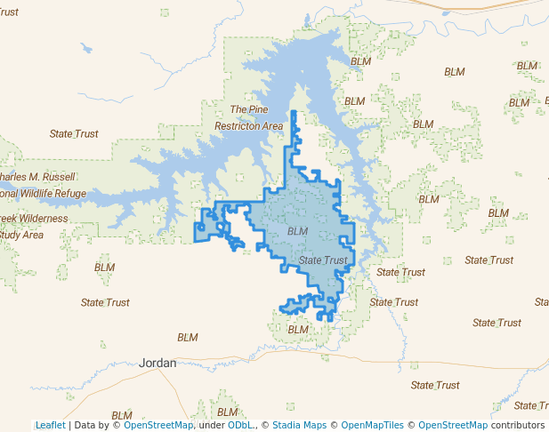 BLM in Jordan | Map and Routes