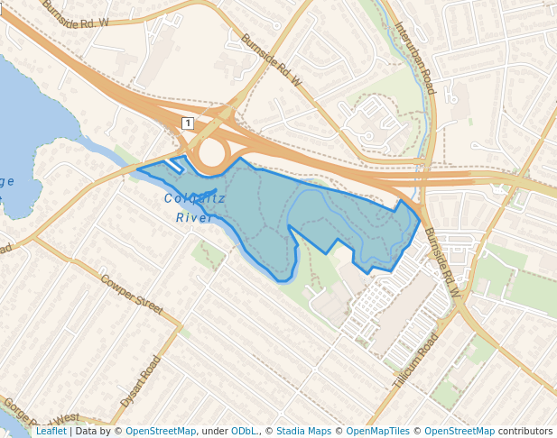 Cuthbert Holmes Park in Victoria | Map and Routes