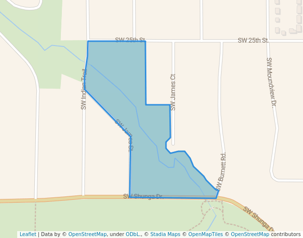 Edgewater Parkway Park in Topeka | Map and Routes