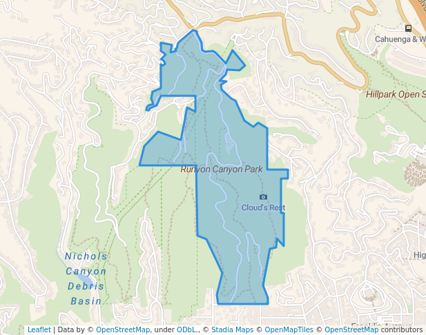 Runyon Canyon Park in Los Angeles | Map and Routes