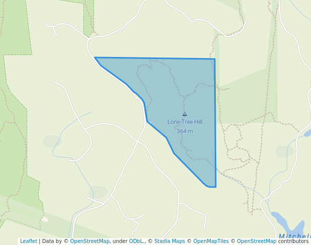 Lone Tree Hill Regional Park in Victoria | Map and Routes