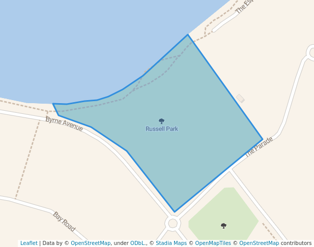 Russell Park in Drummoyne | Map and Routes