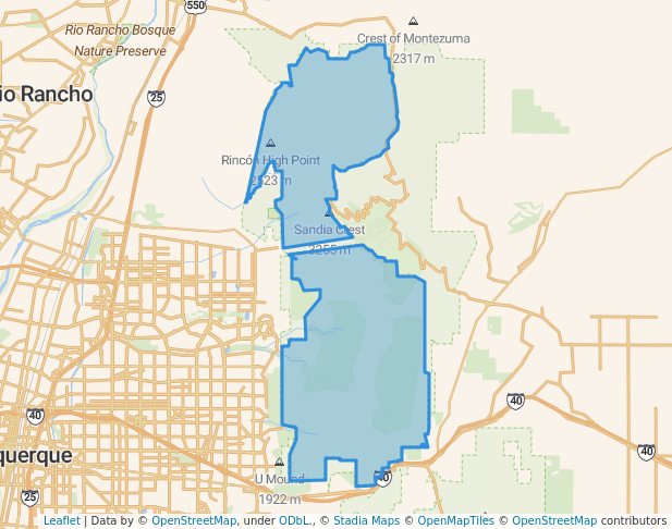 Sandia Mountain Wilderness in Albuquerque | Map and Routes