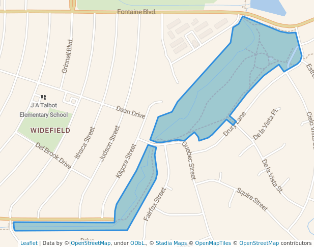 Widefield Park and Disc Golf Course in Colorado Springs | Map and Routes