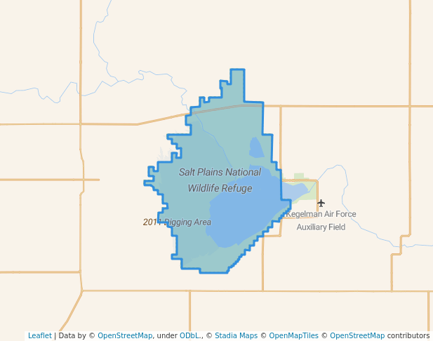 Salt Plains National Wildlife Refuge in Cherokee | Map and Routes