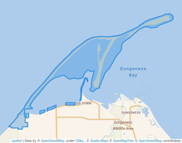 Dungeness National Wildlife Refuge in Sequim | Map and Routes