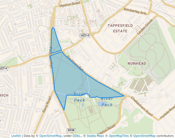 Peckham Rye Common in London | Map and Routes