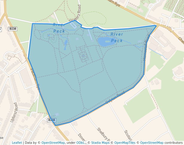 Peckham Rye Park in London | Map and Routes