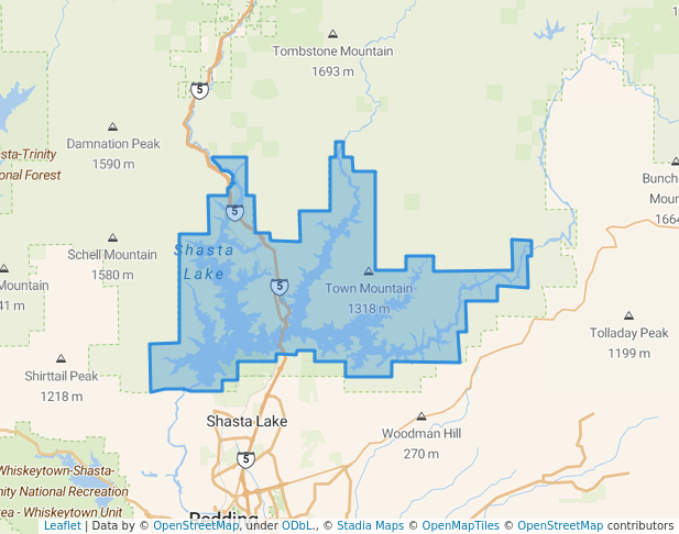 Whiskeytown-Shasta-Trinity National Recreation Area - Shasta Unit in ...