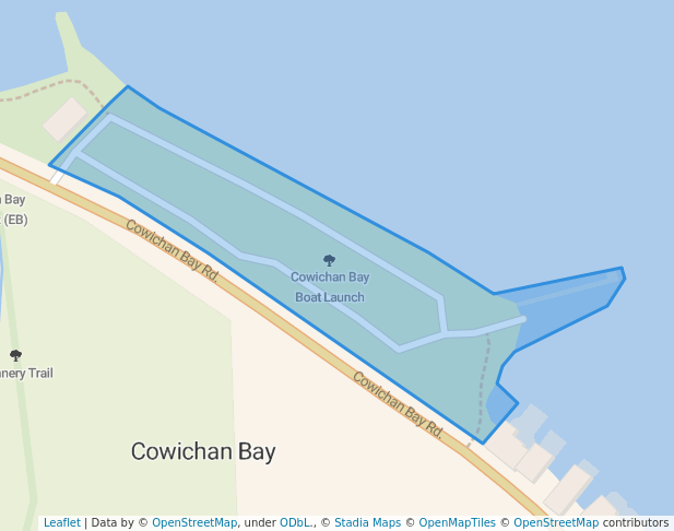 Cowichan Bay Boat Launch in Cowichan Bay | Map and Routes