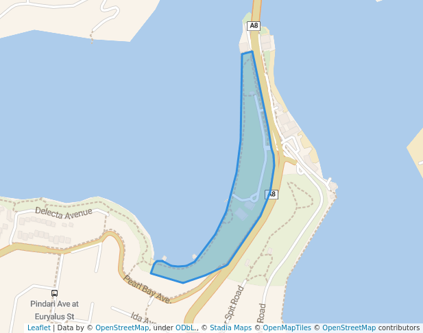 Spit West Reserve in Mosman | Map and Routes