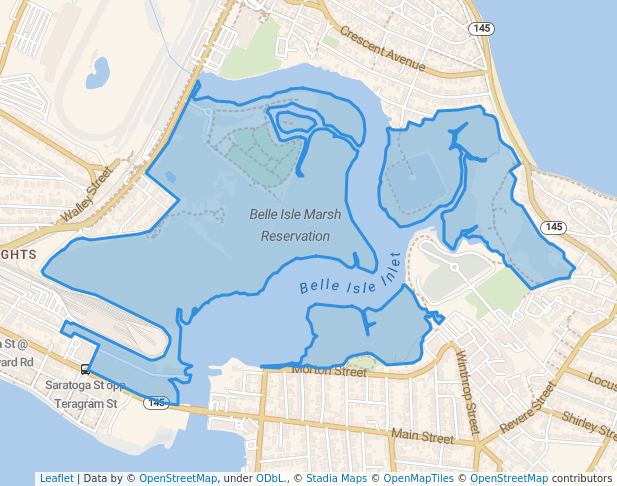 Belle Isle Marsh Reservation in Boston | Map and Routes