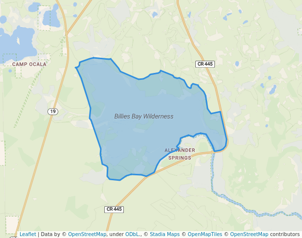 Billies Bay Wilderness in Altoona | Map and Routes