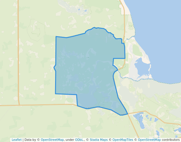 Juniper Prairie Wilderness in Yellow Bluff | Map and Routes