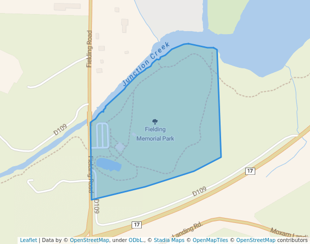 Fielding Memorial Park in Greater Sudbury | Map and Routes
