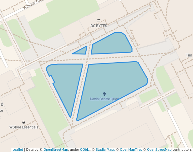 Davis Centre Quad in Waterloo | Map and Routes