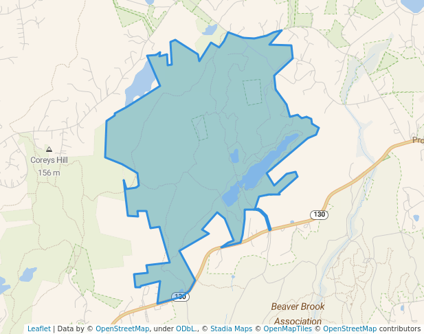 Beaver Brook Association in Hollis | Map and Routes