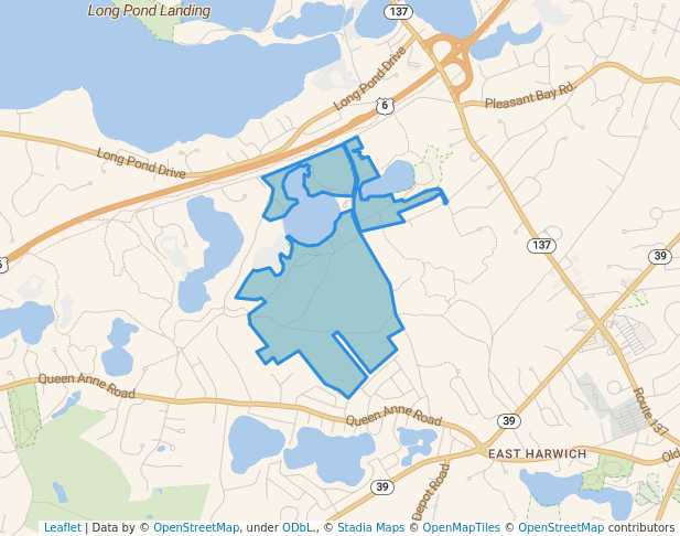 Hawksnest State Park in Harwich | Map and Routes