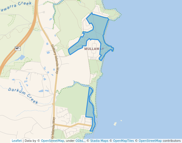 Coffs Coast Regional Park in Mullaway | Map and Routes