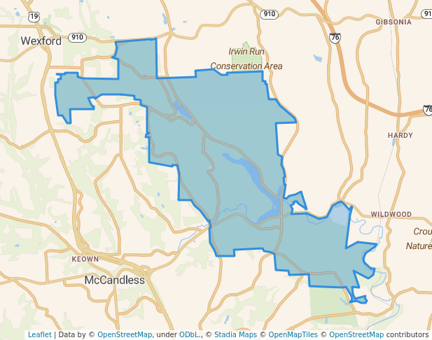 North Park in Wexford | Map and Routes