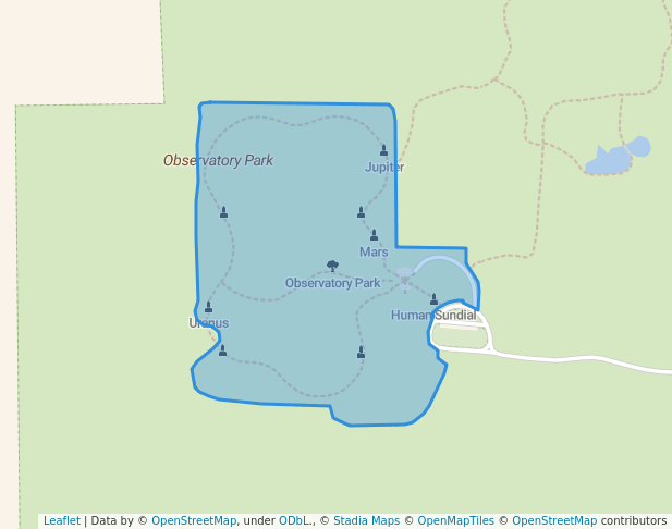 Observatory Park in Montville | Map and Routes