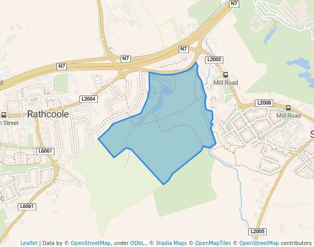 Rathcoole Park in Rathcoole | Map and Routes