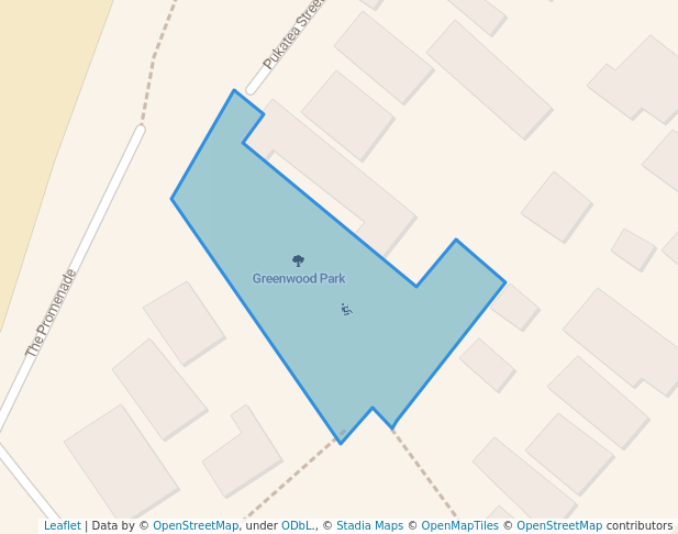 Greenwood Park in Lower Hutt | Map and Routes