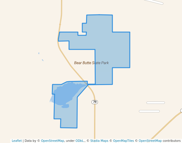 Bear Butte State Park in Vale | Map and Routes