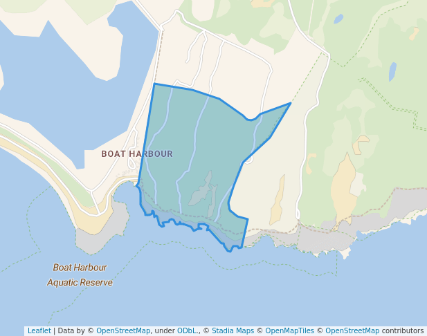 Endeavour Heights Reserve in Kurnell | Map and Routes