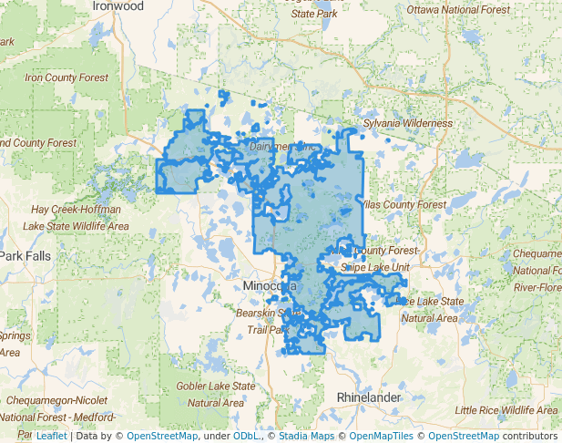 Northern Highland American Legion State Forest in Boulder Junction ...