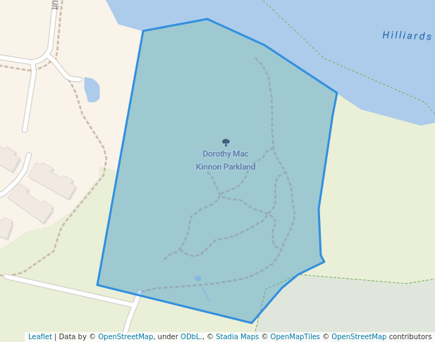 Dorothy Mac Kinnon Parkland in Wellington Point | Map and Routes