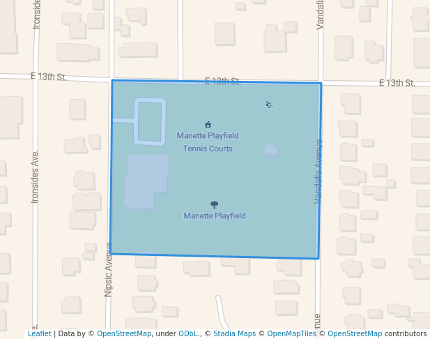 Manette Playfield in Bremerton | Map and Routes