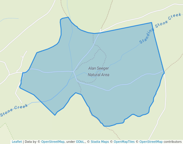 Alan Seeger Natural Area in Huntingdon | Map and Routes