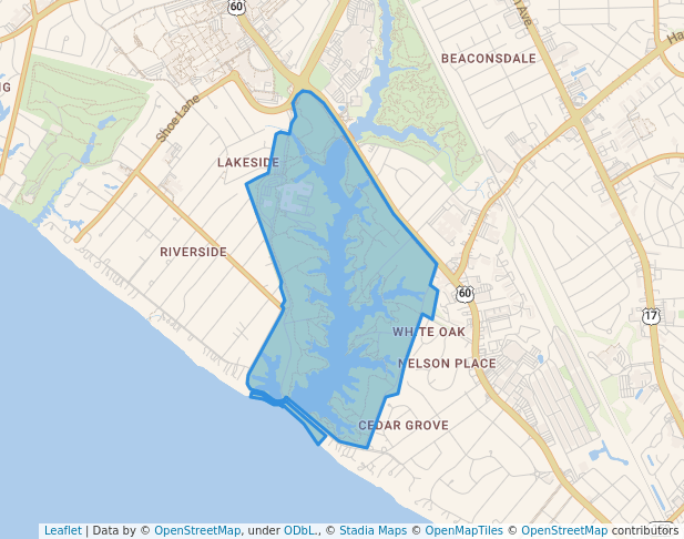 Mariners Museum Park in Newport News | Map and Routes