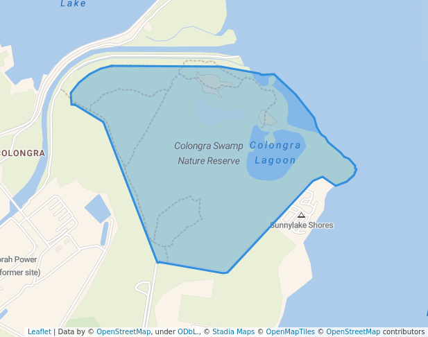 Colongra Swamp Nature Reserve in Colongra | Map and Routes