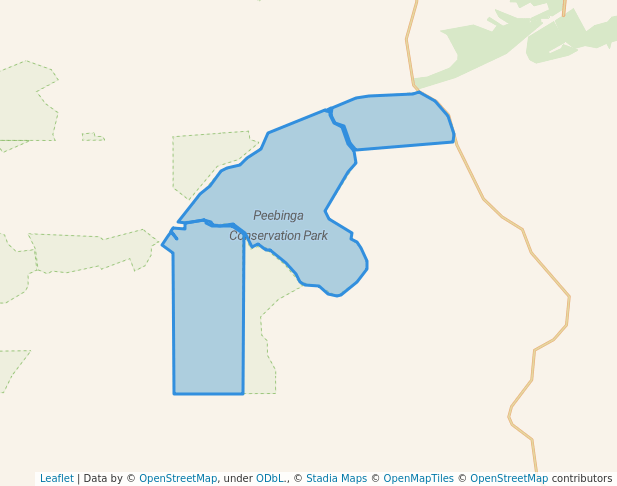 Peebinga Conservation Park in Kringin | Map and Routes
