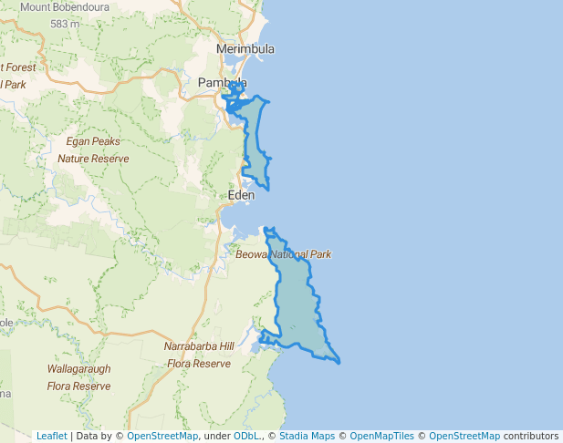 Beowa National Park in Edrom | Map and Routes