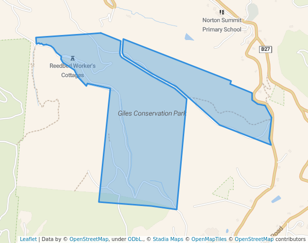 Giles Conservation Park in Horsnell Gully | Map and Routes