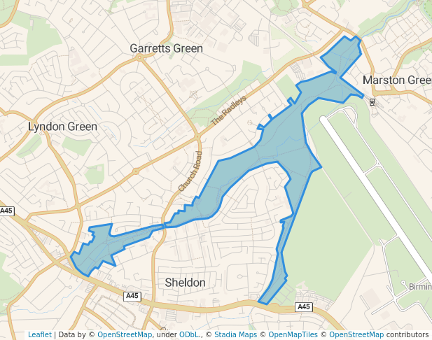 Sheldon Country Park in Birmingham | Map and Routes