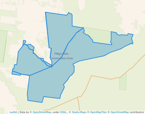 Pilliga State Conservation Area in The Pilliga | Map and Routes