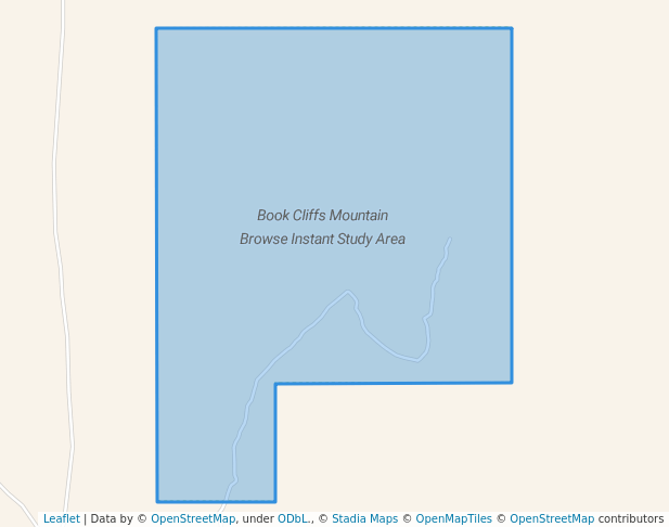 Book Cliffs Mountain Browse Instant Study Area in Thompson Springs ...