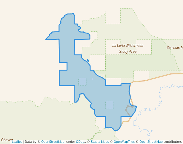 Empedrado Wilderness Study Area in San Ysidro | Map and Routes