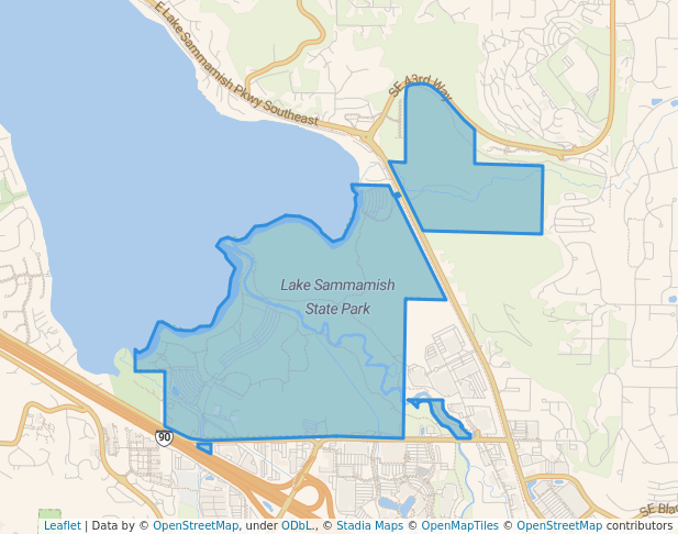 Lake Sammamish State Park in Issaquah | Map and Routes
