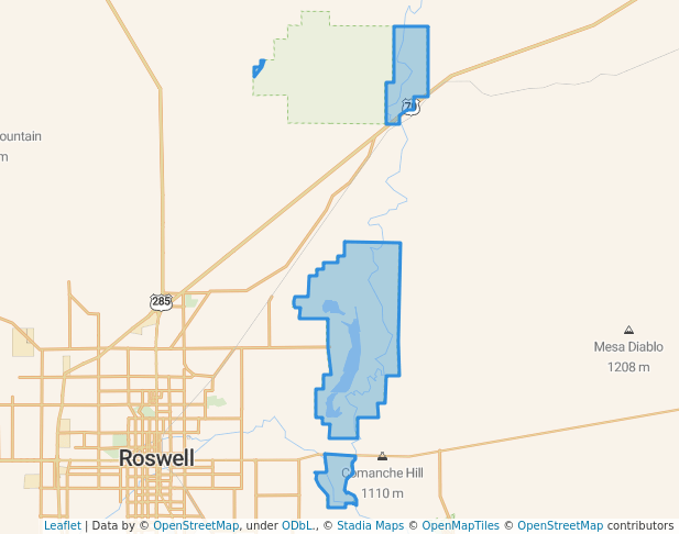 Bitter Lake National Wildlife Refuge in Roswell | Map and Routes