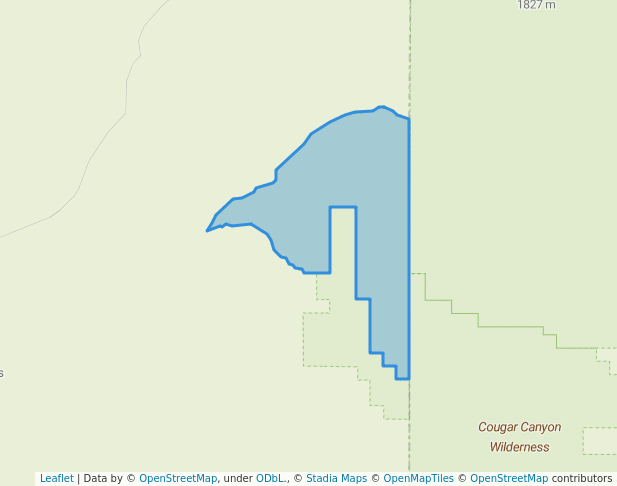 Tunnel Spring Wilderness in Acoma | Map and Routes