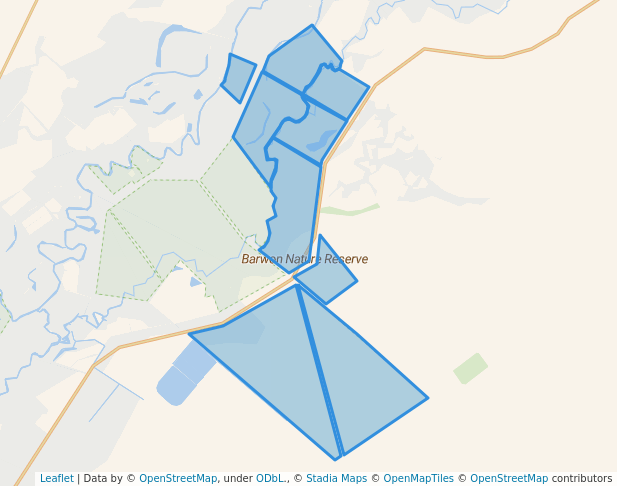 Barwon Nature Reserve in Walgett | Map and Routes