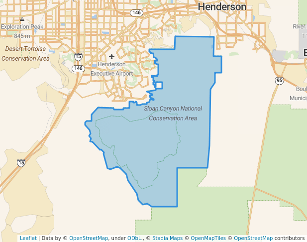Sloan Canyon National Conservation Area in Henderson | Map and Routes