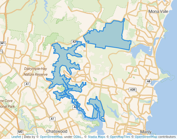 Garigal National Park in Belrose | Map and Routes