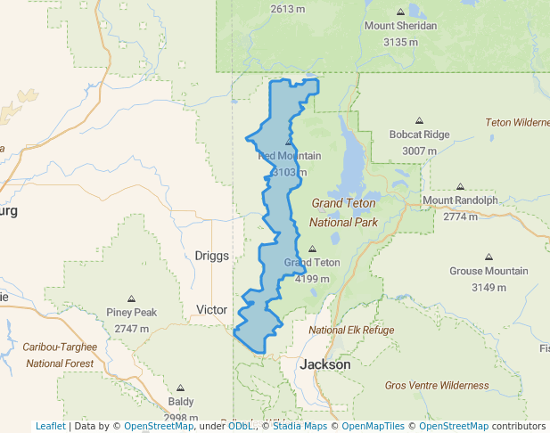 Jedediah Smith Wilderness in Alta | Map and Routes