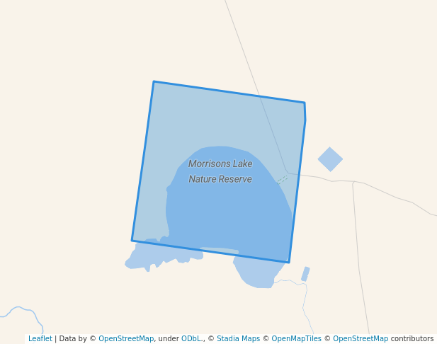 Morrisons Lake Nature Reserve in Ivanhoe | Map and Routes
